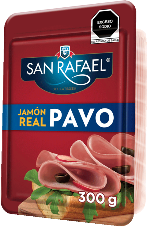JAMÓN REAL DE PAVO 300 g | San Rafael